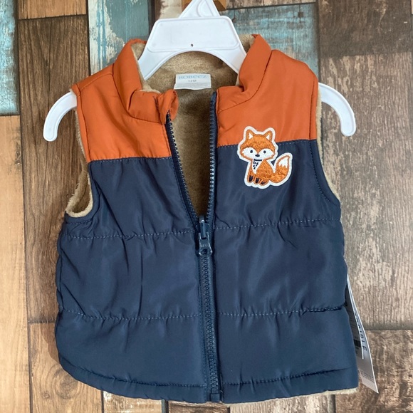 Robeez | Jackets & Coats | Robeez Puffy Reversible Fox Vest | Poshmark